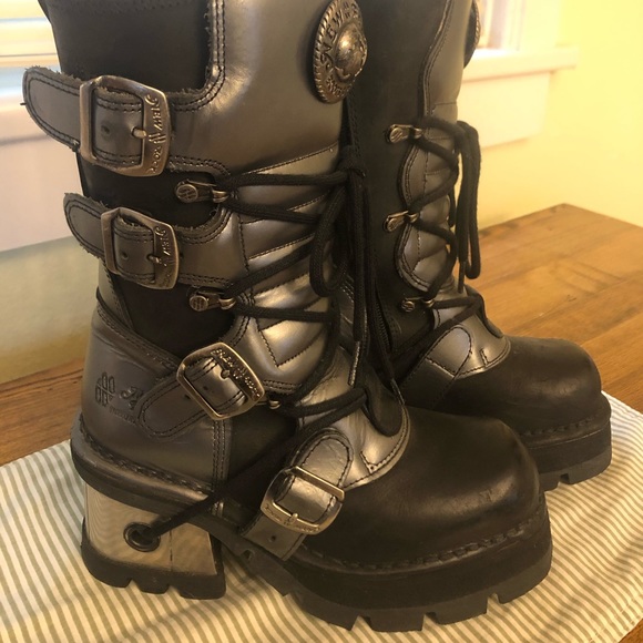 New Rock | Shoes | New Rock Boots Gothic Punk Biker | Poshmark